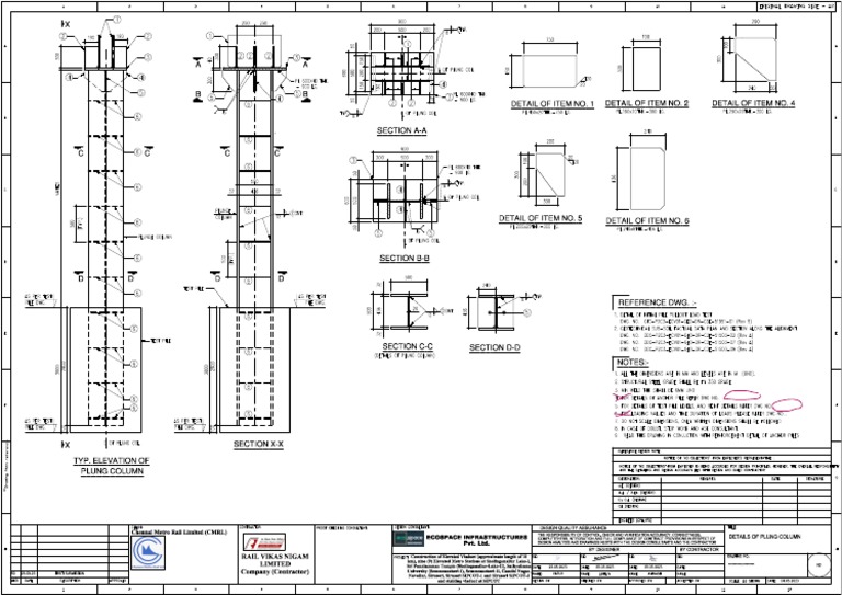 DETAILS OF PLUNG COLUMN R0 | PDF