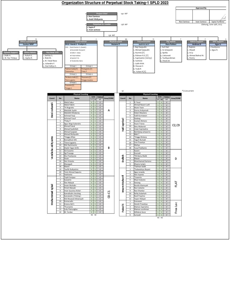 Perpetual Stocktaking Structure | PDF