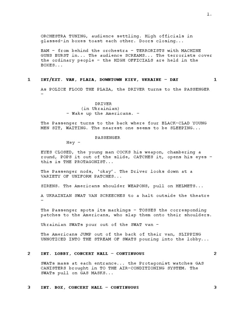 TENET Script | PDF