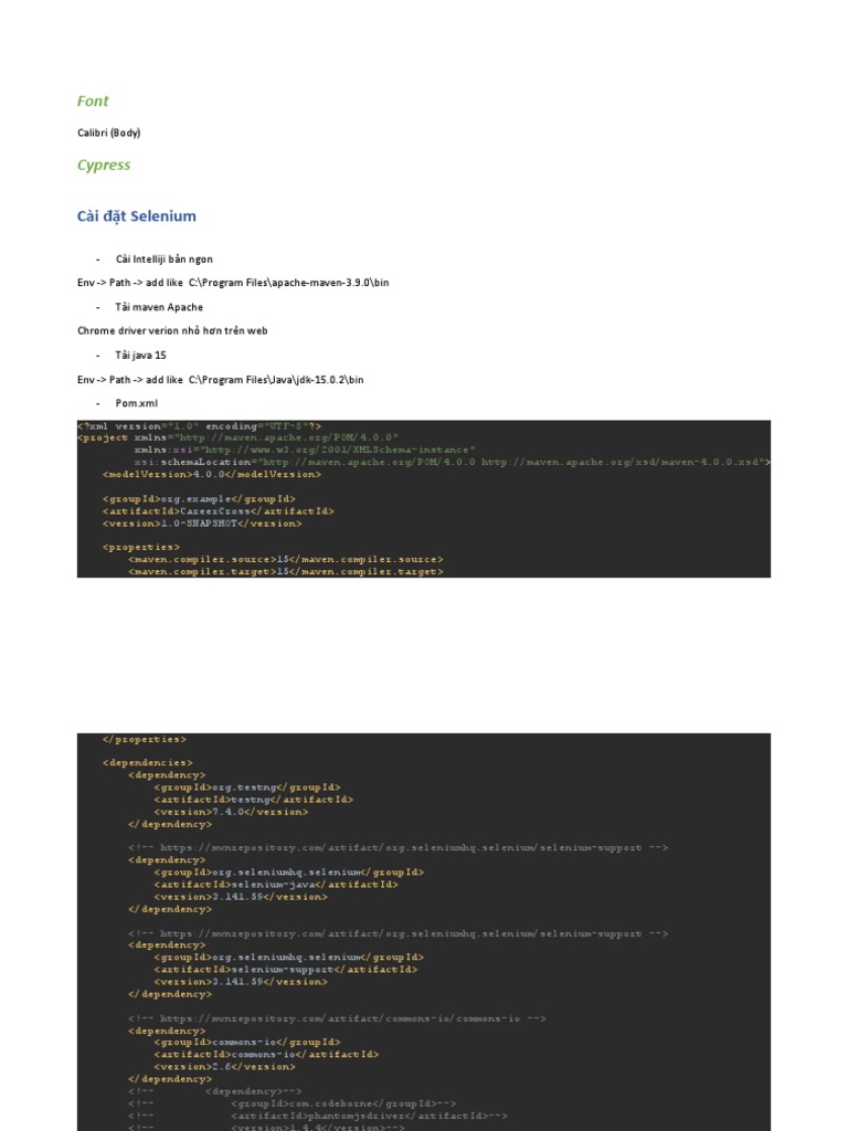 Cypress Document Final | PDF | Software Engineering | Web Development