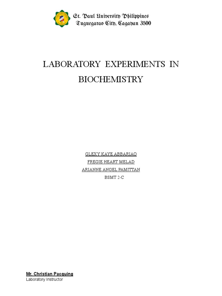 Laboratory Experiments in Biochemistry-1 | PDF | Rna | Dna