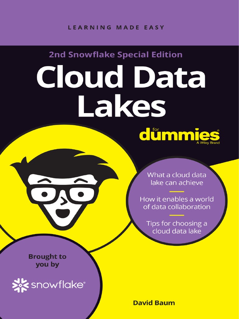 Cloud Data Lakes For Dummies 2nd Snowflake Special Edition | PDF | Cloud Computing | Databases