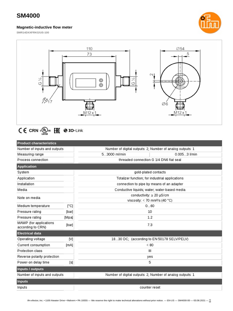 SM4000 00 - en Us | PDF | Flow Measurement | Electronics