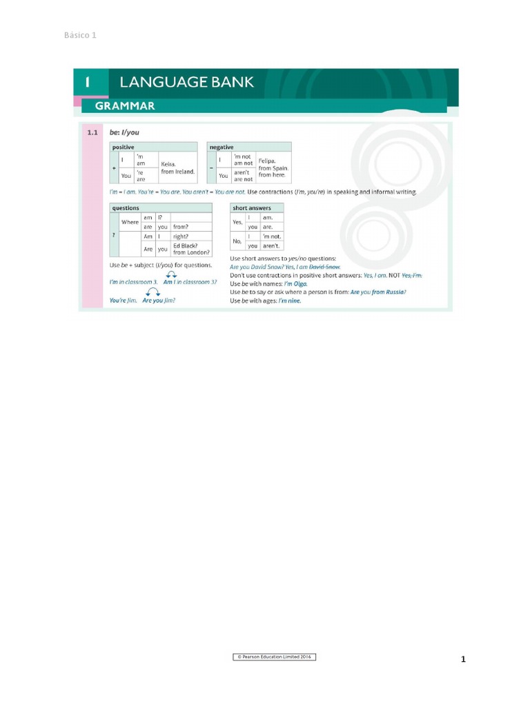 C1 Language Bank Grammar 1.1 | PDF