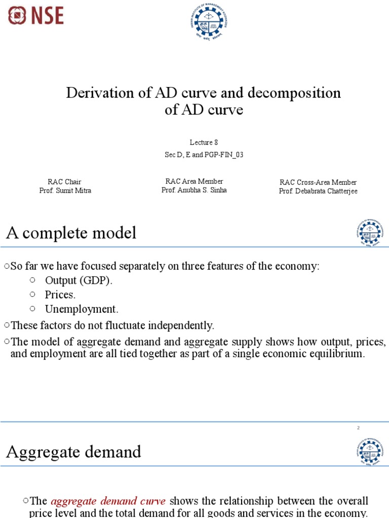 Aggregate Demand Decomposition | Download Free PDF | Aggregate Demand | Economic Growth
