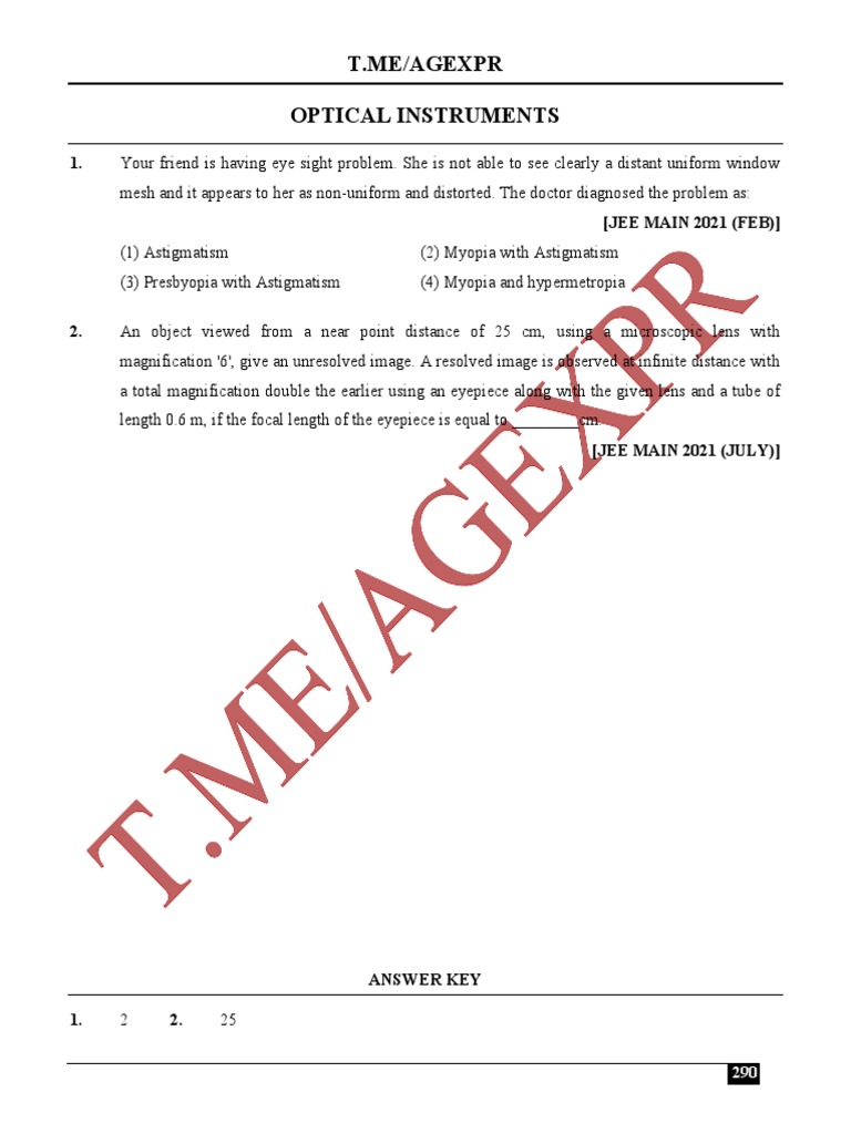 Optical Instruments | PDF