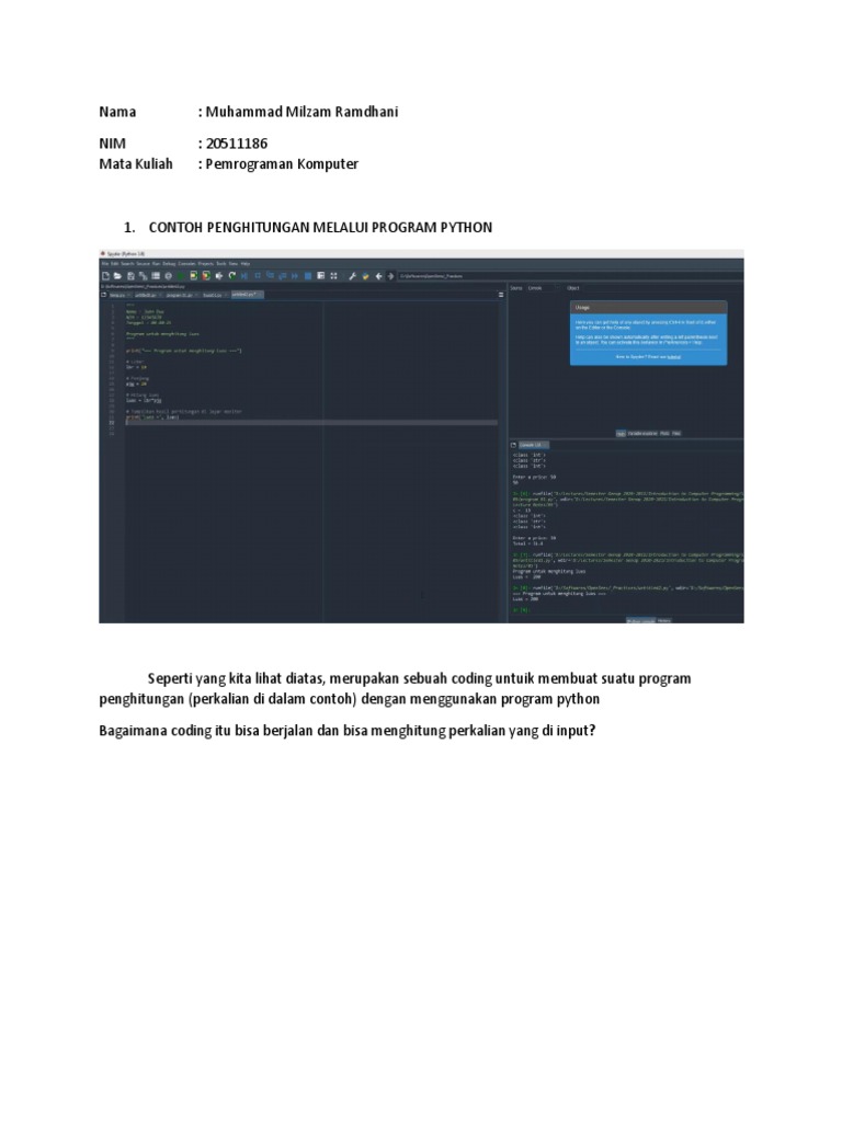 Muhammad Milzam Ramdhani - Pemkom Kelas H - Tugas CPMK 1 | PDF | Bisnis | Teknologi & Rekayasa