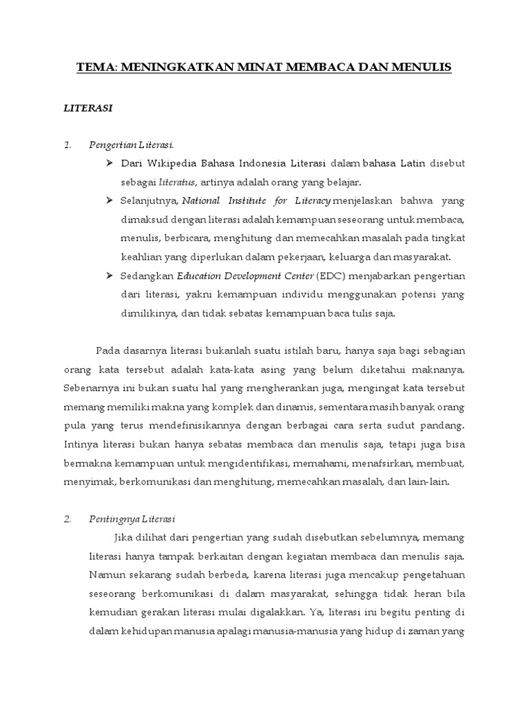 Materi Literasi | PDF