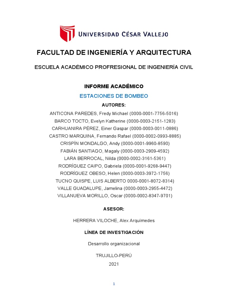 G3 Estaciones de Bombeo 2 | PDF | Gasolinera | Bomba