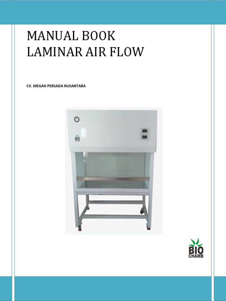 Manual Book Laminar Air Flow | PDF