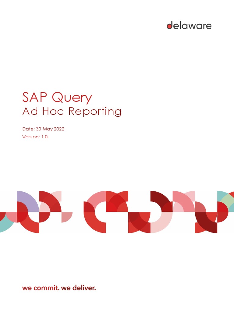 SAP Query User Manual - v1.0 | Download Free PDF | Databases ... SAP Query User Manual - v1.0 | Download Free PDF | Databases ...