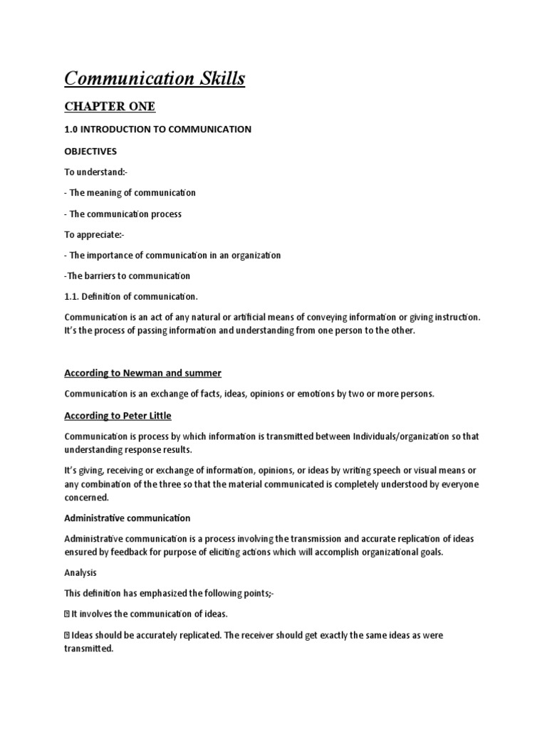 Communication Skills | PDF | Communication | Information