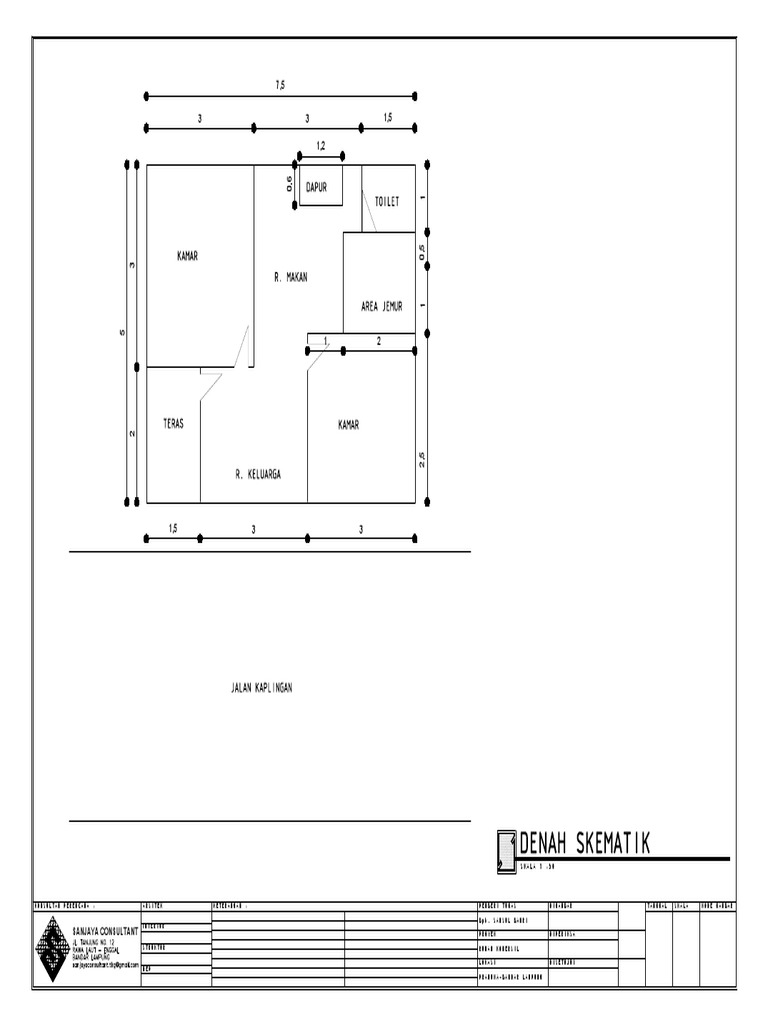 Denah Skematik | PDF