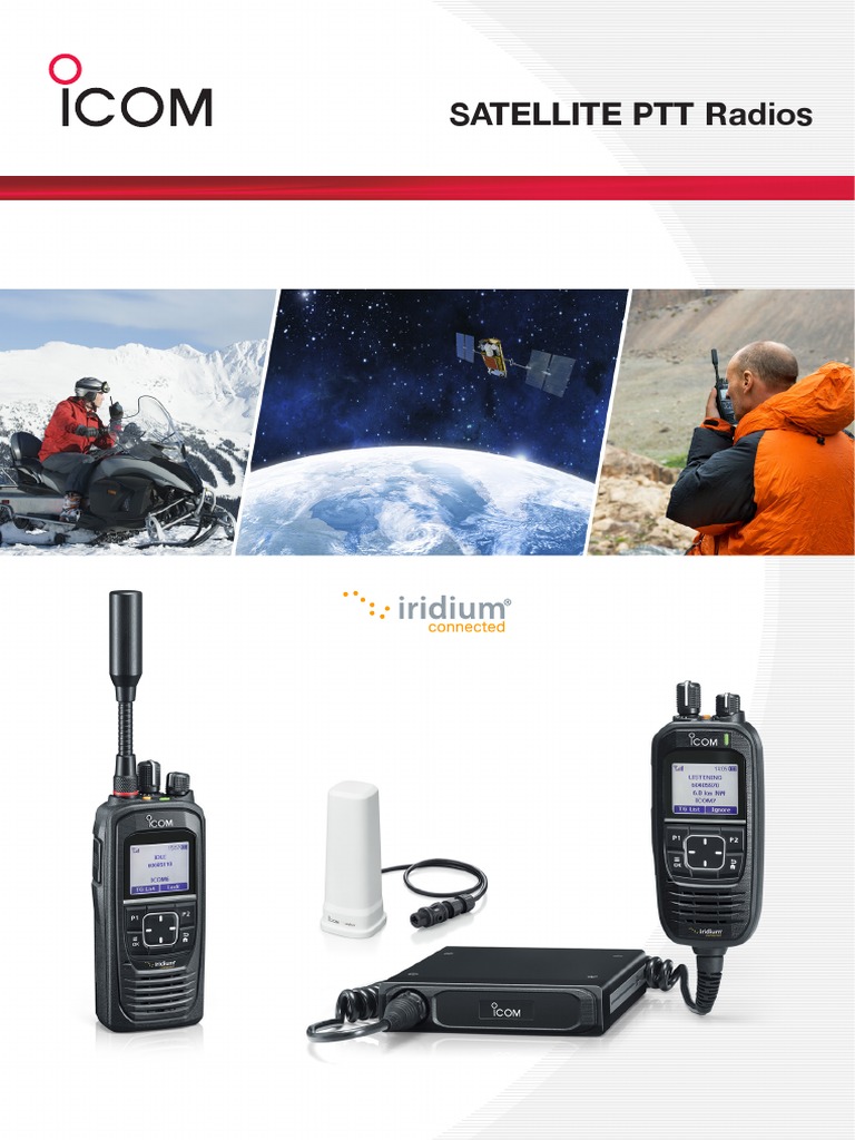 Icom SatellitePTT BRO ENG | PDF | Communications Satellite | Radio