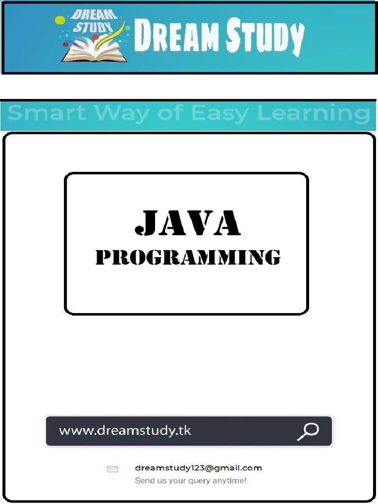 JAVA Programming Full PDF | PDF