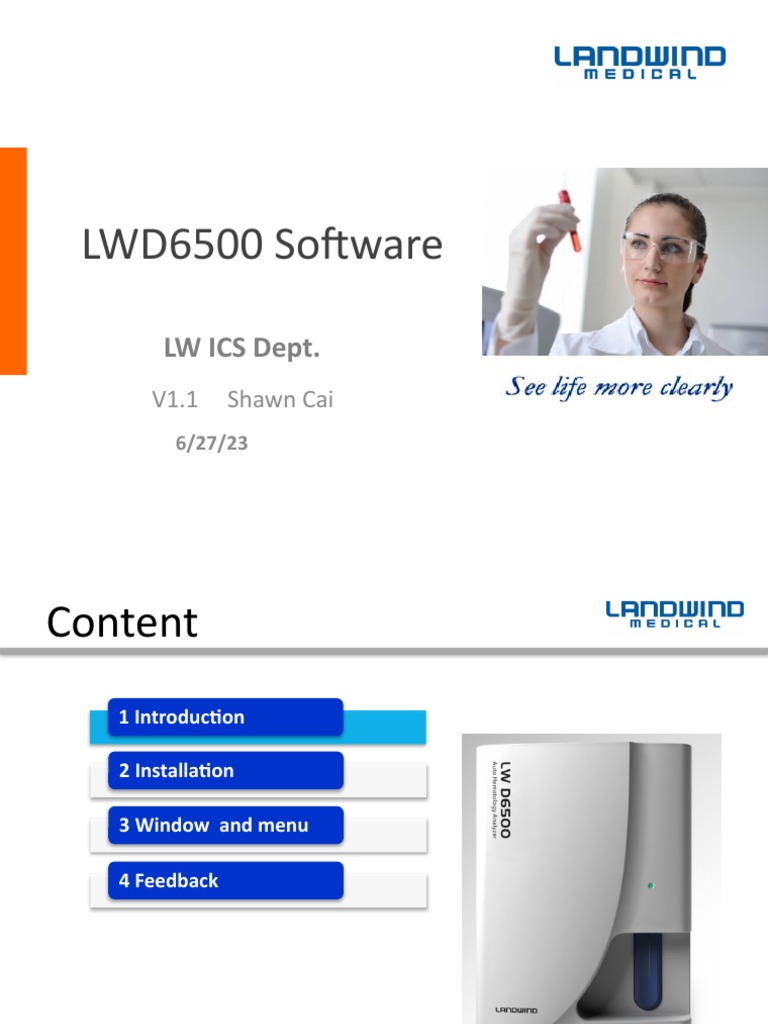 LWD6500 Software Installation Guide | PDF | Microsoft Windows ...