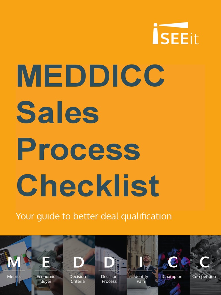 iSEEit 2021 MEDDICC Checklist | PDF | Sales | Return On Investment