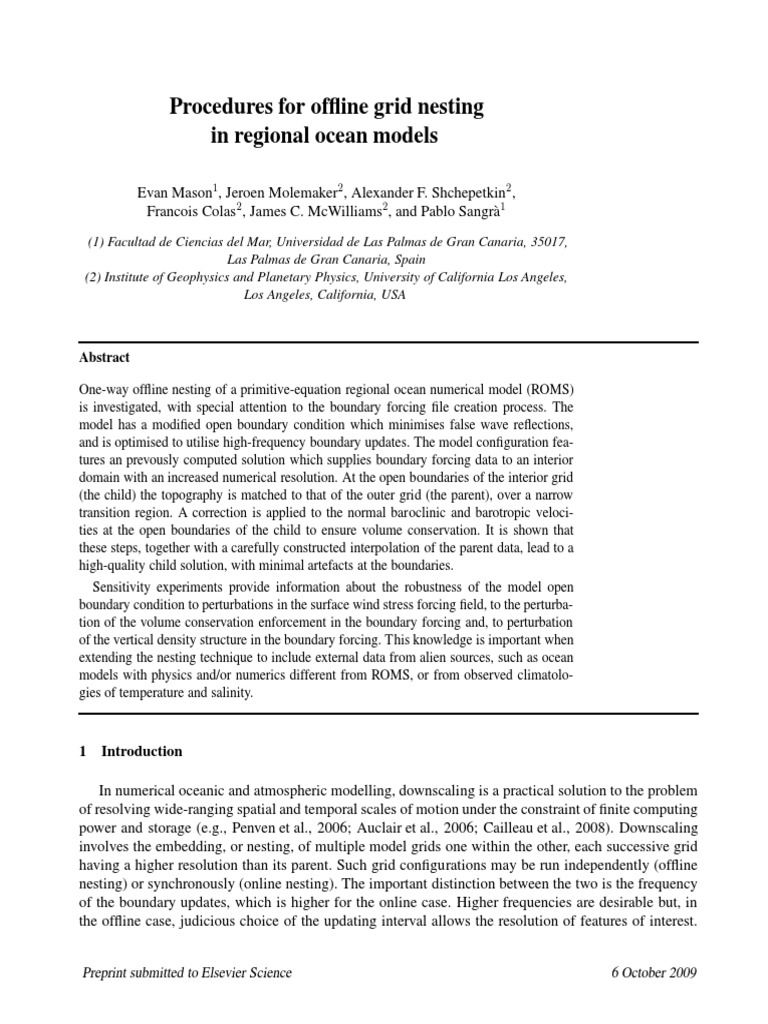 Offline Grid Nesting | PDF | Waves | Fluid Dynamics