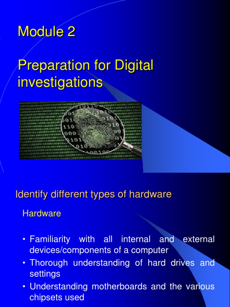 Preparation For Digital Investigations | PDF | Operating System ...