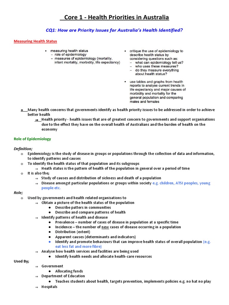 Australia's Health Priorities Analysis | PDF | Atherosclerosis | Artery