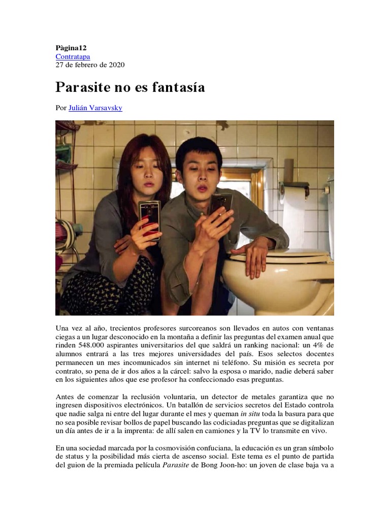 Pàgina12. Educación en Corea Del Sur | Descargar gratis PDF | Corea del Sur | Política mundial