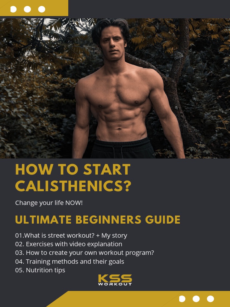 Kiss Bence Ultimate Beginners Guide Street Workout | PDF | Physical ...