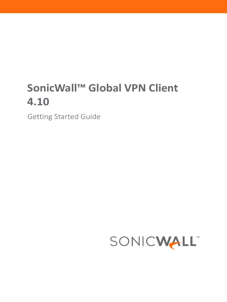 Global VPN Client 4 10 Getting Started Guide | PDF | Virtual Private ...