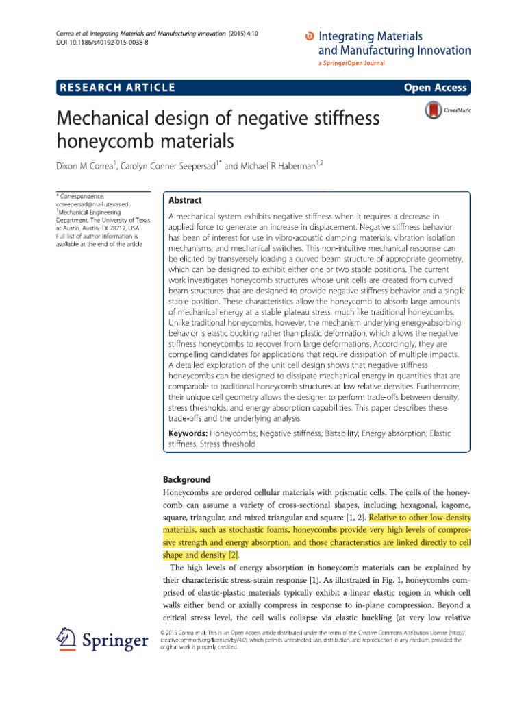 A Curved-Beam Bistable Mechanism - MIT 2004 | PDF