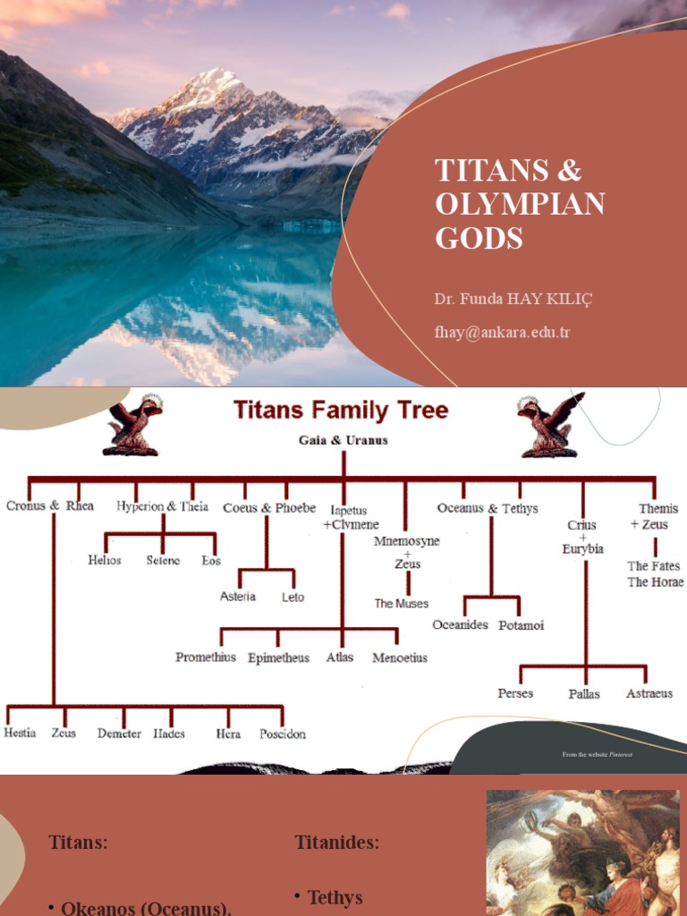 Titans and Olympian Gods Overview | PDF | Social Science