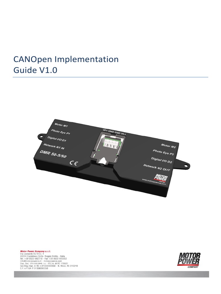 CANopen Implementation Guide | PDF | Computer Science | Computer Networking
