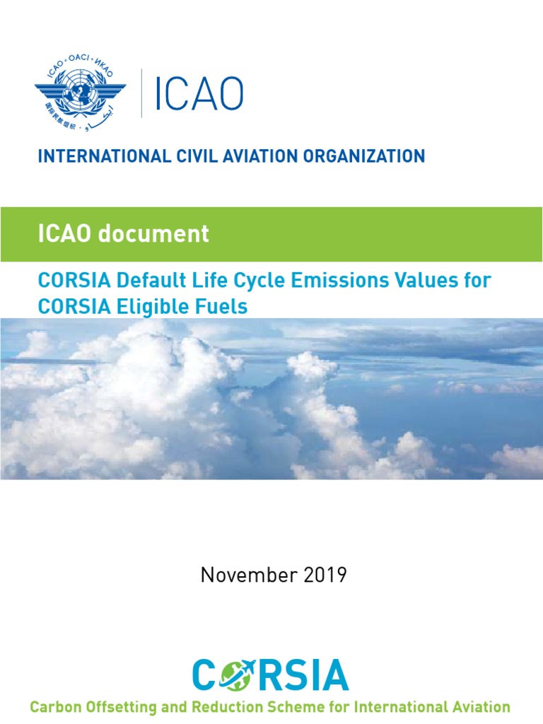 ICAO Document 06 - Default Life Cycle Emissions | PDF | Life Cycle ...