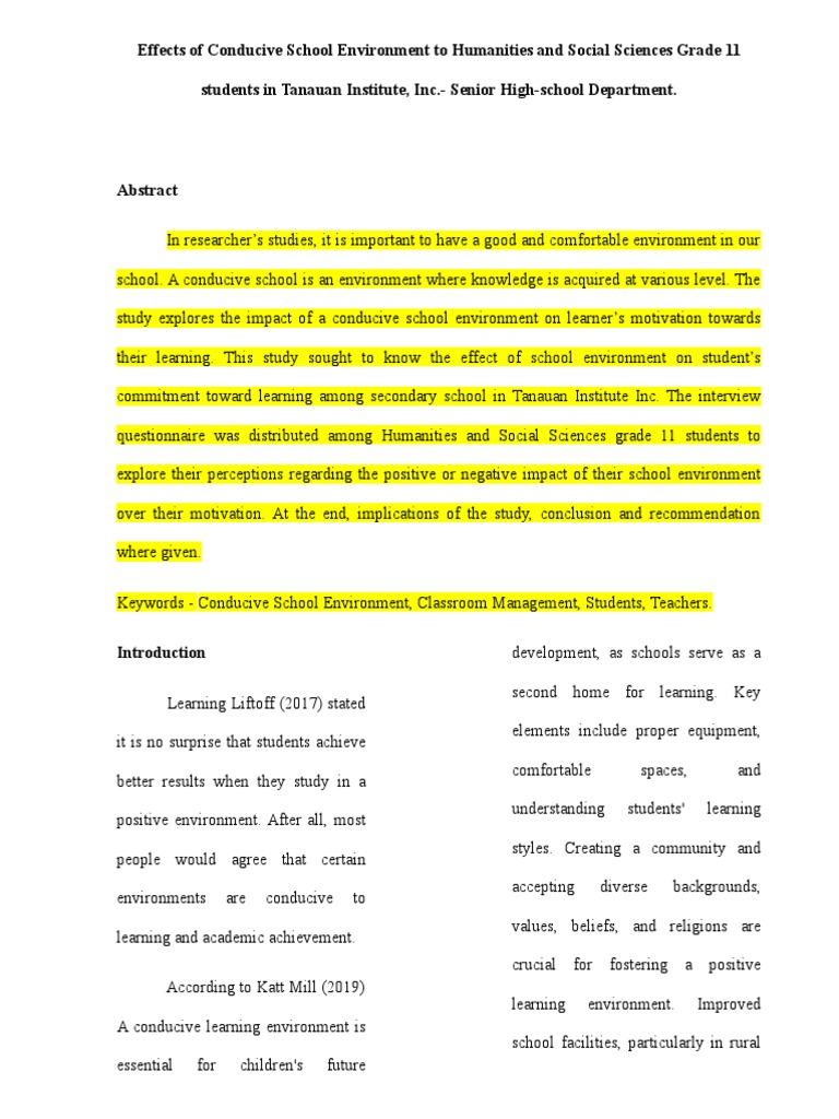 Imrad 1 | PDF | Learning | Teachers