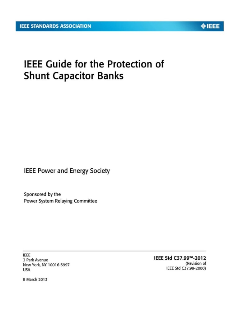 Ieee C37.99-2012 | PDF | Capacitor | Fuse (Electrical)
