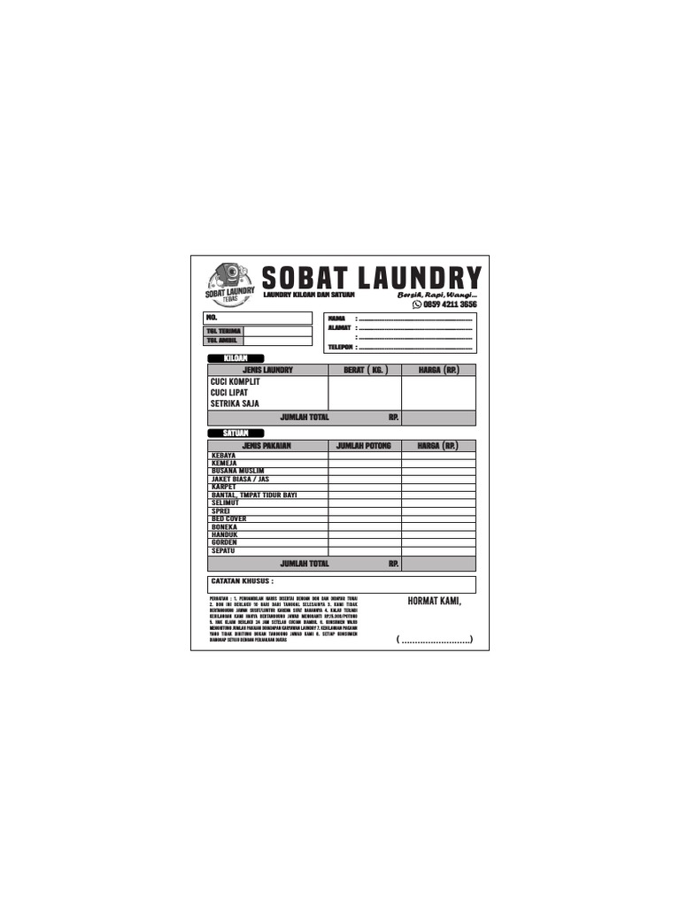New SOBAT LAUNDRY 2022 | PDF