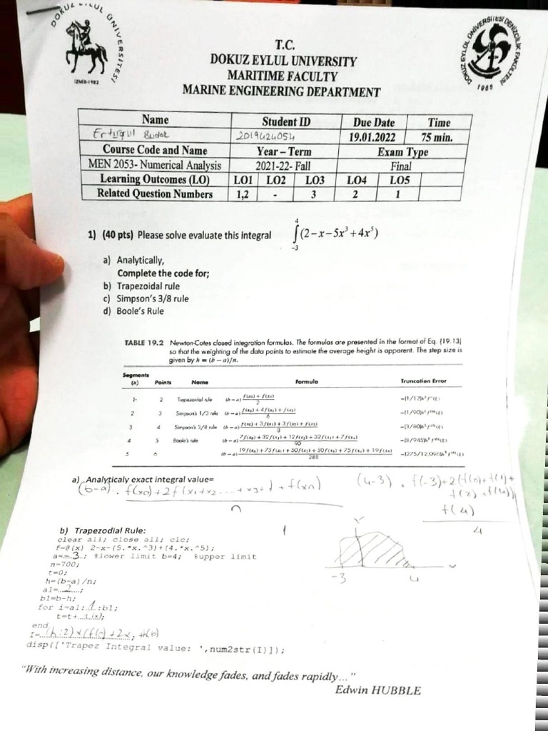 Numeric Final Pdf Computational Science Applied Mathematics 