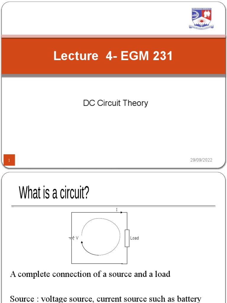 Gaiu Circuit Analysis Basics | PDF | Electrical Network | Electric Power
