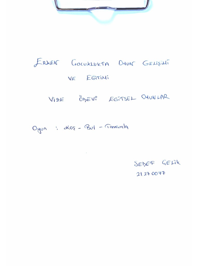 Vize Odevi Sedef Celik | PDF