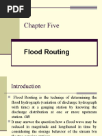 Muskingum Method for Flood Wave Simulation | PDF | Mathematical ...
