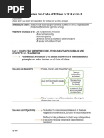 ICAEW Code of Ethics Parts 1 To 3 Overview | PDF