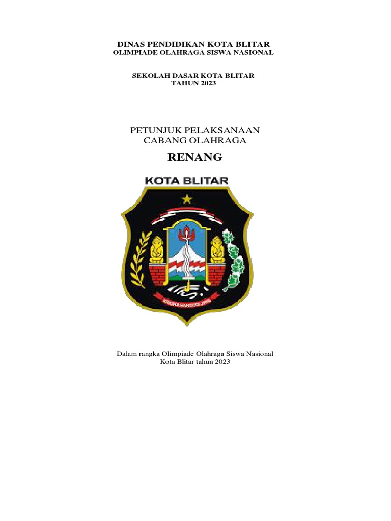 Juknis Renang O2sn 2023 | PDF