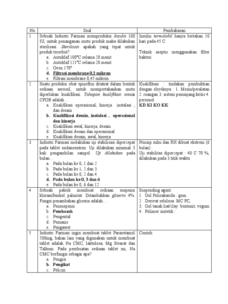 Soal Industri Pak Simon | PDF | Sains & Matematika