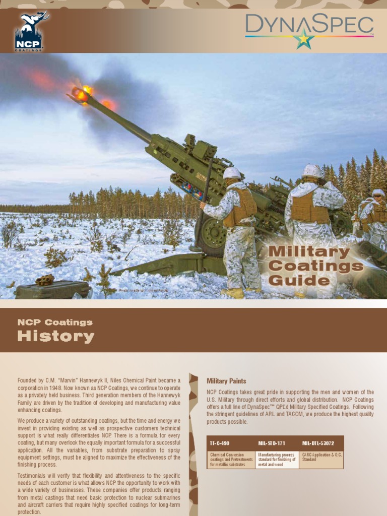 NCP 2016 Military Coatings Guide | PDF | Epoxy | Polyurethane