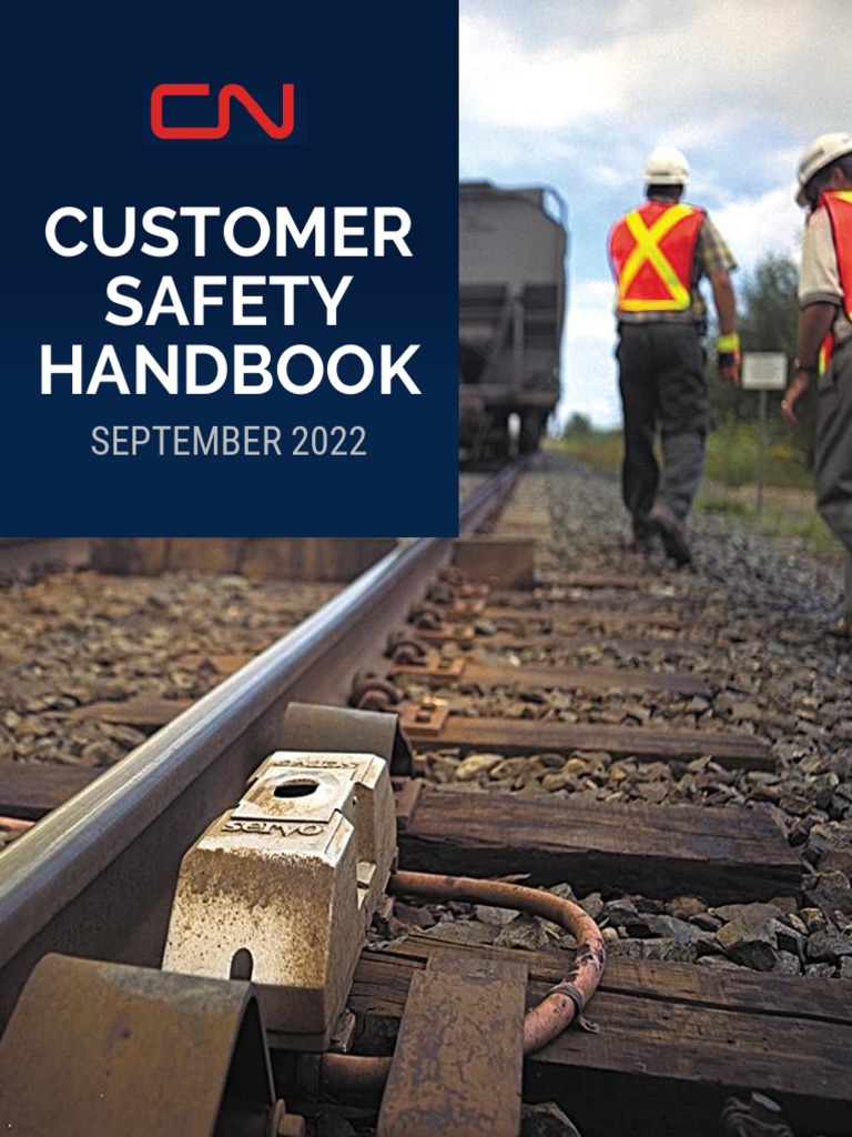 Customer Safety Handbook Overview 2022 | PDF | Dangerous Goods | Rail ...