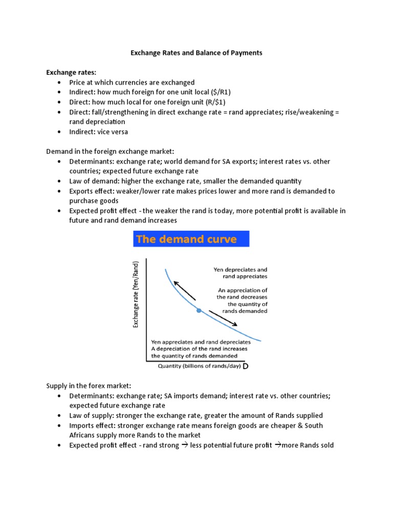 Exchange Rates and Balance of Payments | PDF | Exchange Rate | Foreign ...