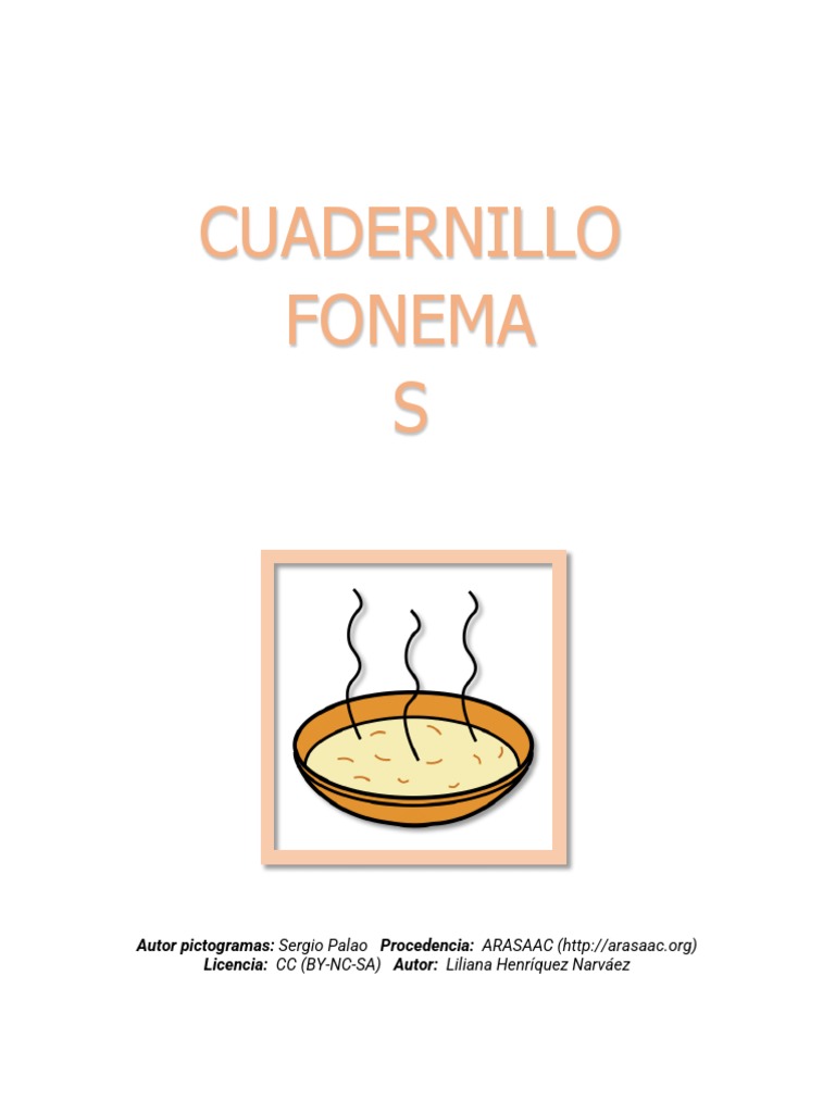 Cuadernillo Fonema S | PDF