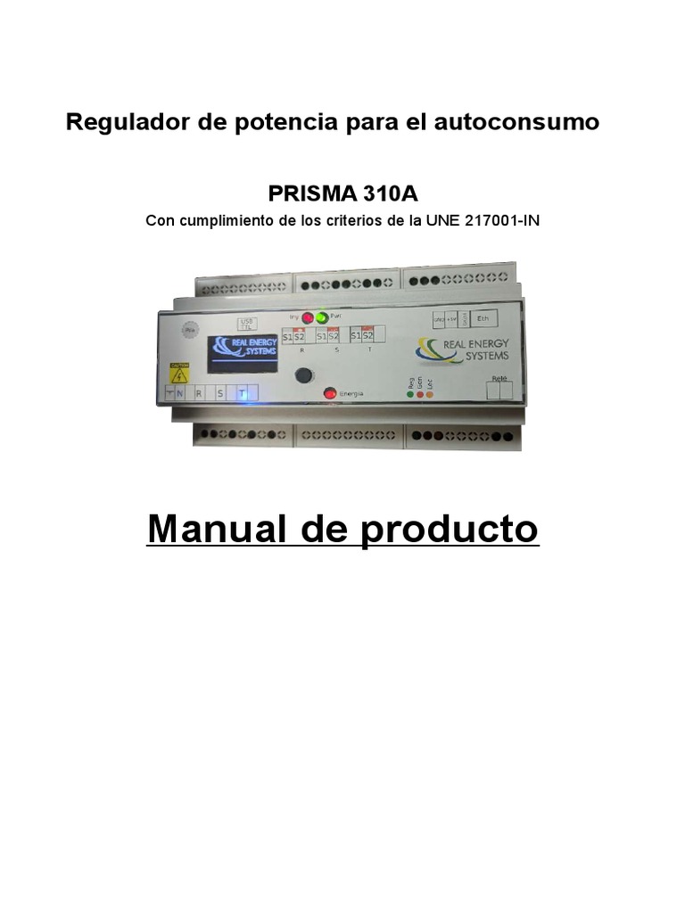 Renesys Installation Manual PRISMA 310A v2 C ES | Descargar gratis PDF ...