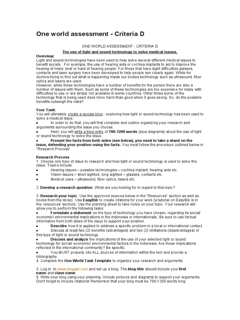 CRITERIA D - Light and Sound Waves | PDF | Medical Specialties | Optics