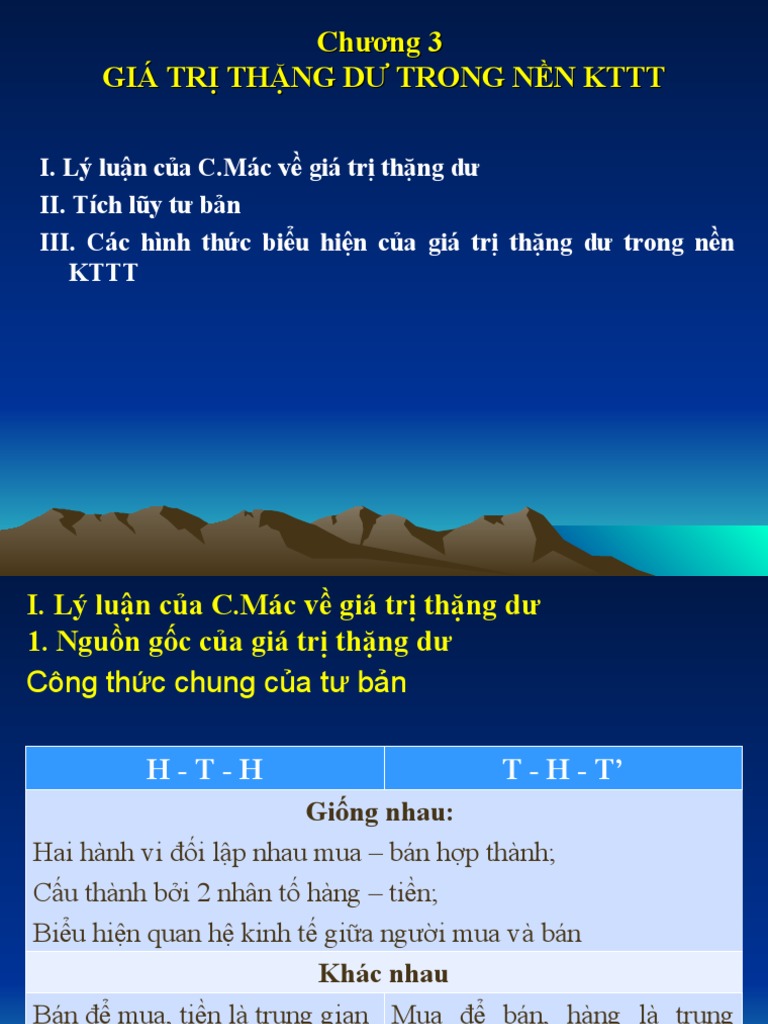 CHUONG 3- GIA TRỊ THĂNG DU TRONG KTTT | PDF