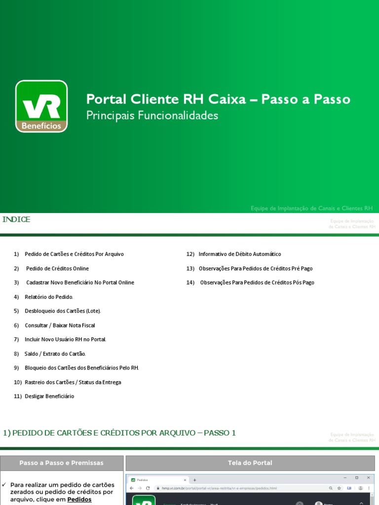 Guia Portal RH - Novo | Download grátis PDF | Informática