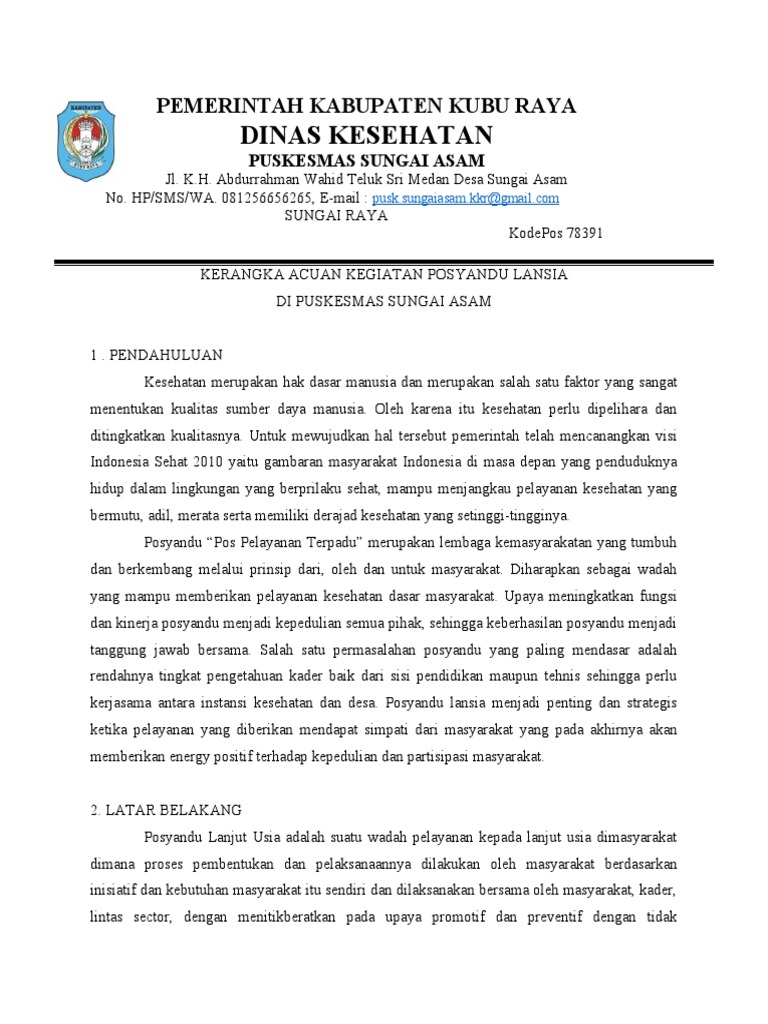 Kak Lansia 2023 | PDF | Pengembangan Diri | Kesehatan Holistik